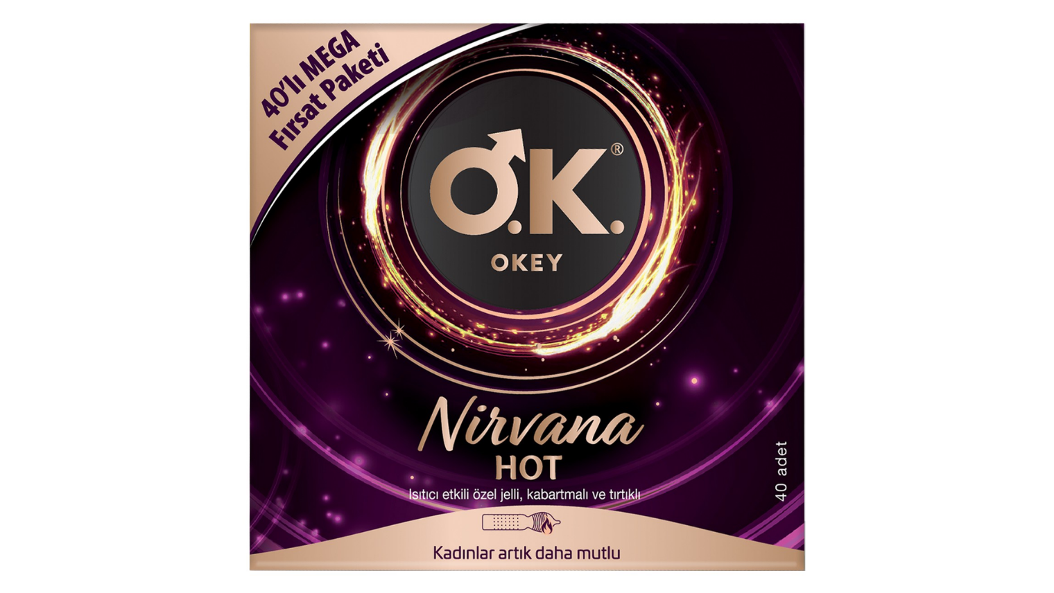 Okey Nirvana Hot 40’lı Prezervatif Avantaj Paketi - Ecza Blog